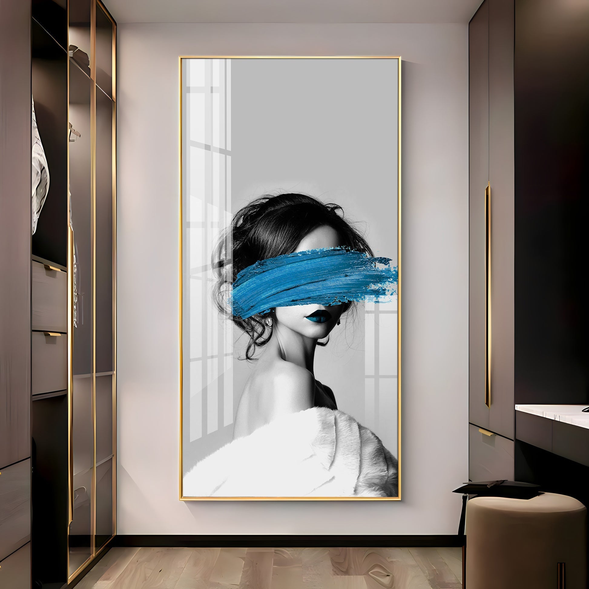 vertical acrylic wall painting – Decor Smart